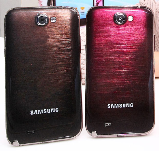 Samsung Galaxy Note2 新色現身，琥珀棕、葡萄酒紅都好看 | T客邦