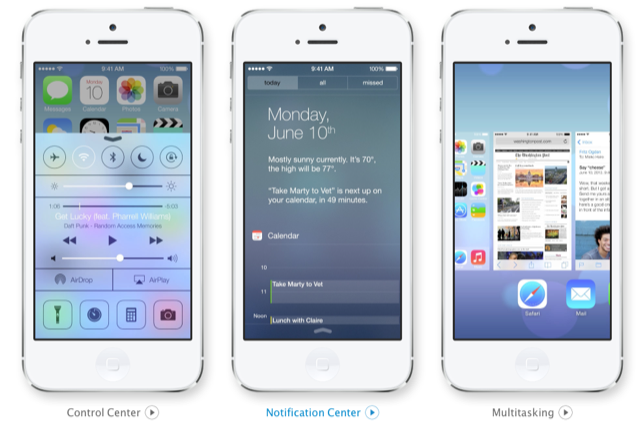 WWDC 2013：iOS 7 全新平面設計，立體化登場 | T客邦
