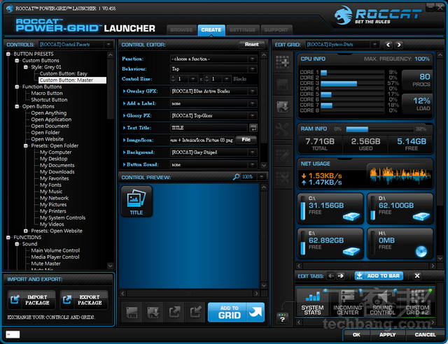Roccat Power-Grid ：手機變身多媒體鍵盤 | T客邦