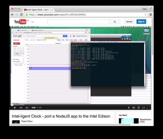 在 Intel Edison 開發板上，利用 JavaScript 打造聰明的桌上型時鐘 - 第 2 頁 | T客邦