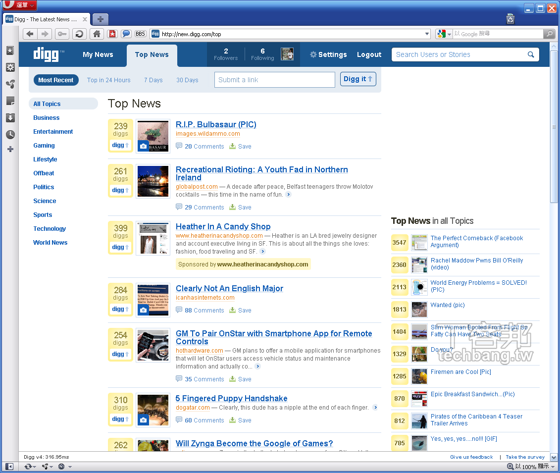 Digg當自強，介面大翻新（外加臉書化） | T客邦