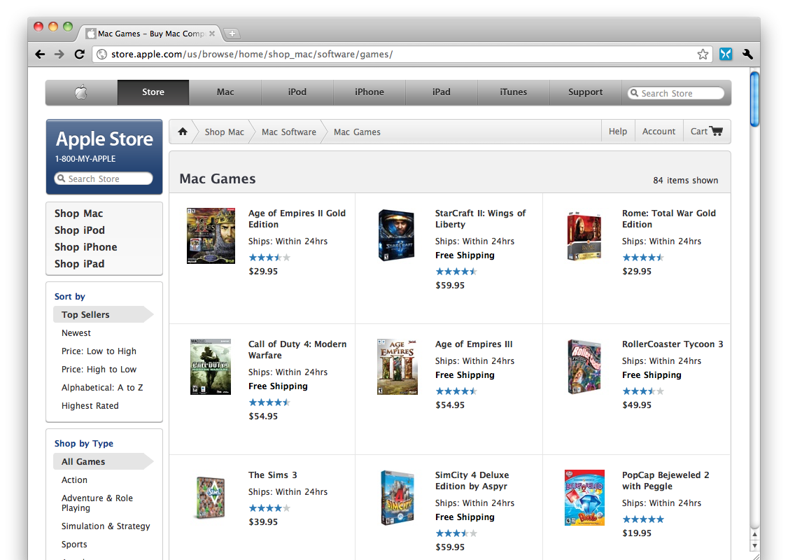 Mac 遊戲集中營，上 Apple Store 就可以買 | T客邦