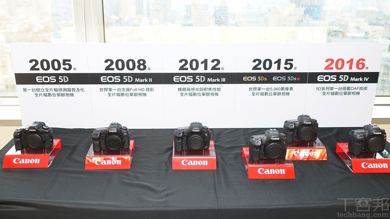 Canon EOS 5D4 上市！3,040 萬畫素 4K 錄影，還有雙像素 RAW 拍攝功能，售價 107,900 元 | T客邦