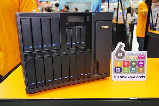 2017 春電展：QNAP 效能怪獸 TS-1685 現身，搭配 Toshiba NAS 硬碟合購更優惠 | T客邦