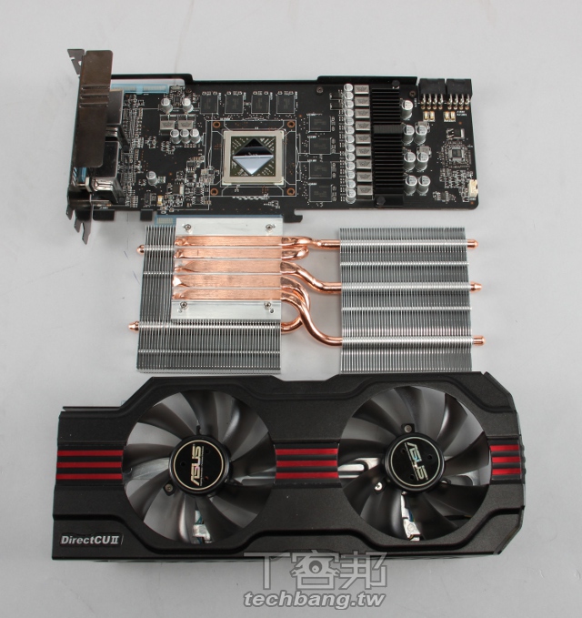 Asus EAH6970 DirectCU II 評測，6螢幕輸出的3層巨獸 | T客邦