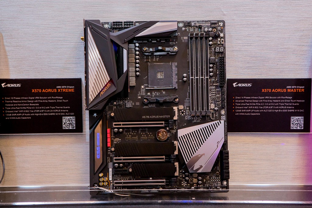 Computex 2019：GIGABYTE AORUS 戰術電競螢幕擴編，真．16 相 AMD X570 主機板與 PCIe 4.0 SSD ...