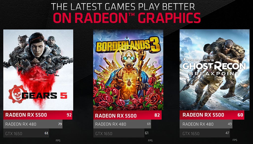 AMD 正式推出 Radeon RX 5500/5500M 顯示卡，RDNA 架構向下延伸、筆電同步暢玩 | T客邦