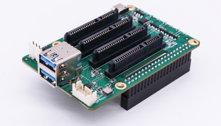 Rock Pi SATA HAT幫你的Raspberry Pi 4、Rock Pi 4加裝5顆SATA硬碟 | T客邦