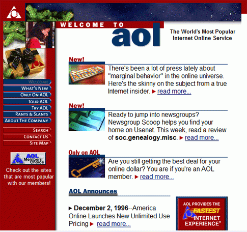 Google 閃一邊！1996年的全美20大熱門網站排行榜 - 第 2 頁 | T客邦