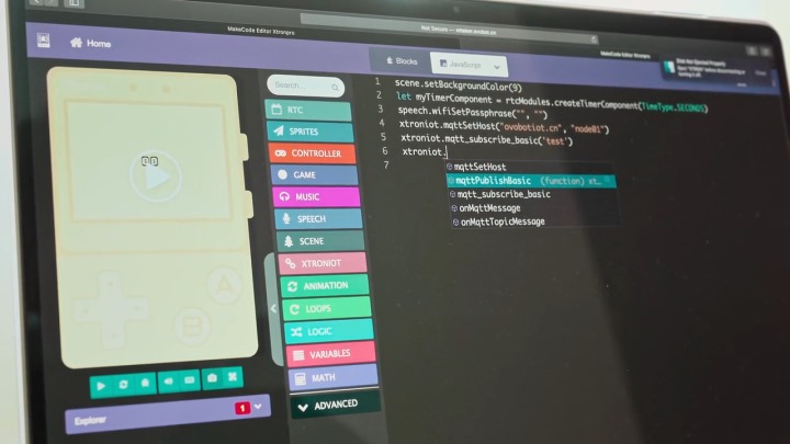 Xtron Pro迷你掌上型遊戲機，還可兼作物聯網開發板 | T客邦