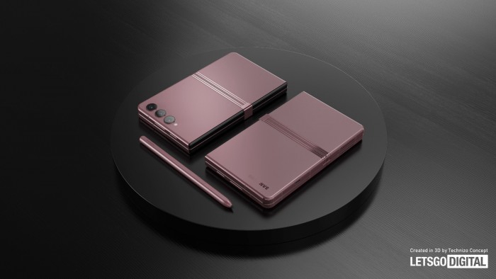 設計師分享三星Galaxy Z Multi-Fold多摺疊智慧機高解析概念算繪圖 | T客邦