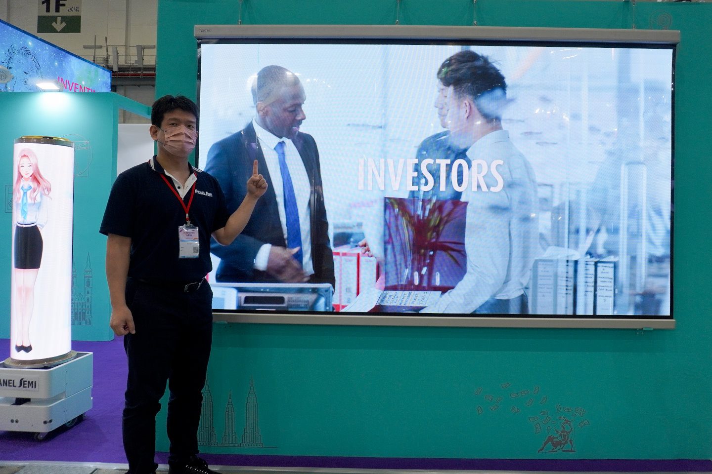 Computex 2022：台灣廠商Panel Semi自主研發可撓曲Flexible AM Mini LED顯示器，還可無縫拼接成多種造型與尺寸 | T客邦