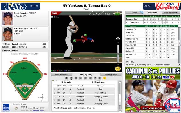 線上轉播再進化，MLB Gameday | T客邦
