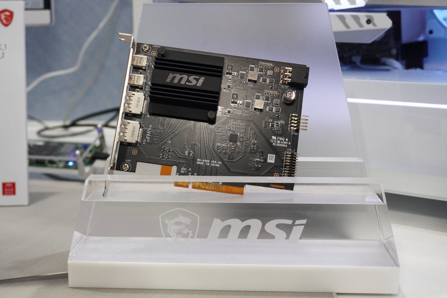 【Computex2023】MSI展出USB4擴充卡，支援將100W電力、DP影音訊號綁進單條Type-C纜線 | T客邦