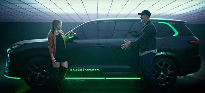 首台「電競休旅」問世？Lexus 與 Razer 跨界打造新型 TX 休旅車，植入滿滿 RGB 還能打電動 | T客邦