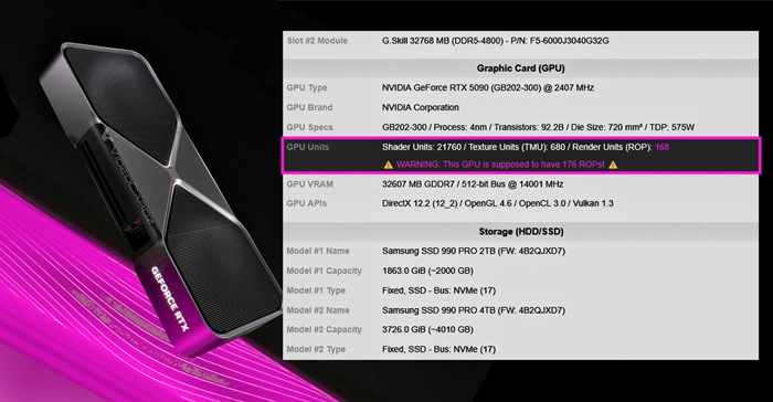 RTX 50 系列顯示卡驚傳 ROP 單元缺失！效能受損最高達 11%，官方回應可換新 | T客邦