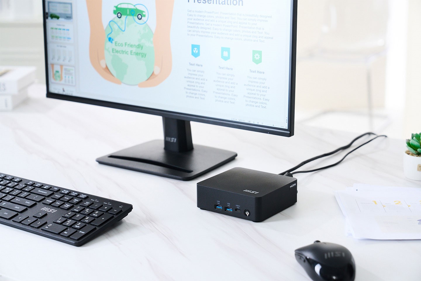 MSI Cubi NUC AI 迷你主機開箱評測：體積小巧、功能全方位而且還很環保的商務應用首選！ | T客邦