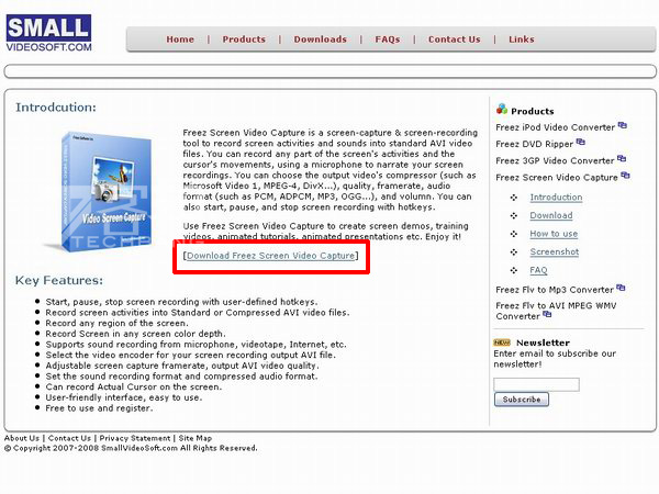 Freez Screen Video Capture：將桌面動作錄成影片！ | T客邦