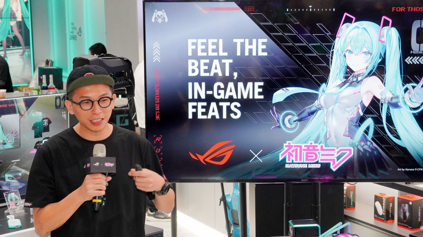 初音未來「硬體」來襲！Asus ROG x Hatsune Miku聯名快閃店開幕，展出多樣產品與改裝主機 | T客邦