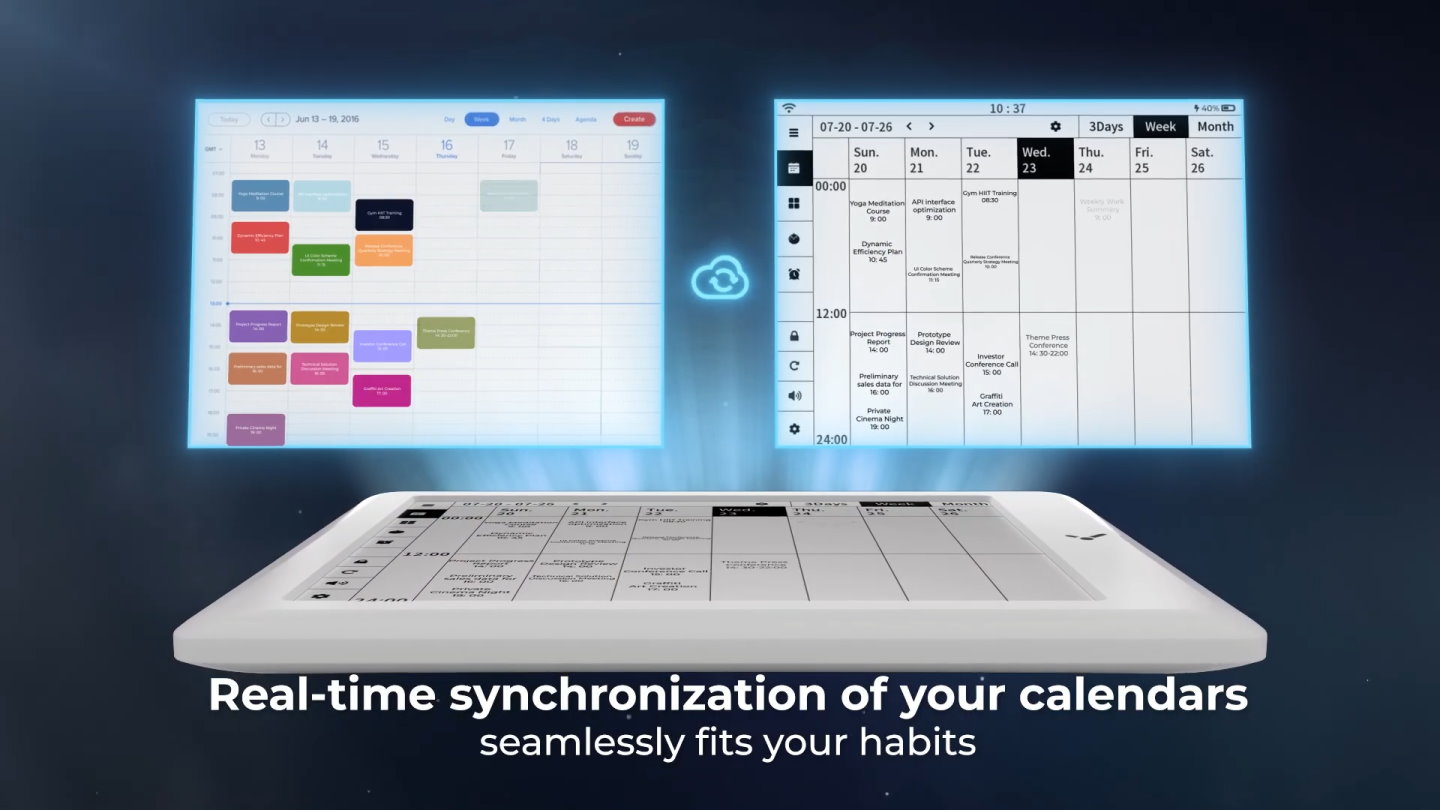 NarTick E-Ink Calendar電子紙行事曆，可同步多種服務還可串連ChatGPT | T客邦