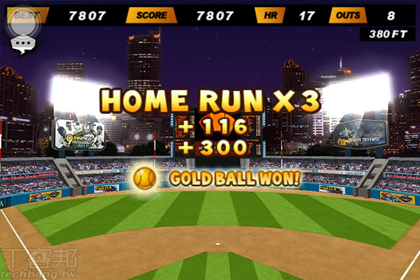 HOMERUN BATTLE 2：手機連線PK！看誰是正港全壘打王 | T客邦