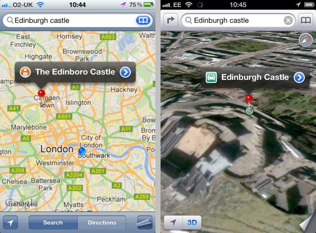 iOS 6 地圖、iOS 5 Google 地圖、 Android Maps 之地圖大亂鬥 | T客邦